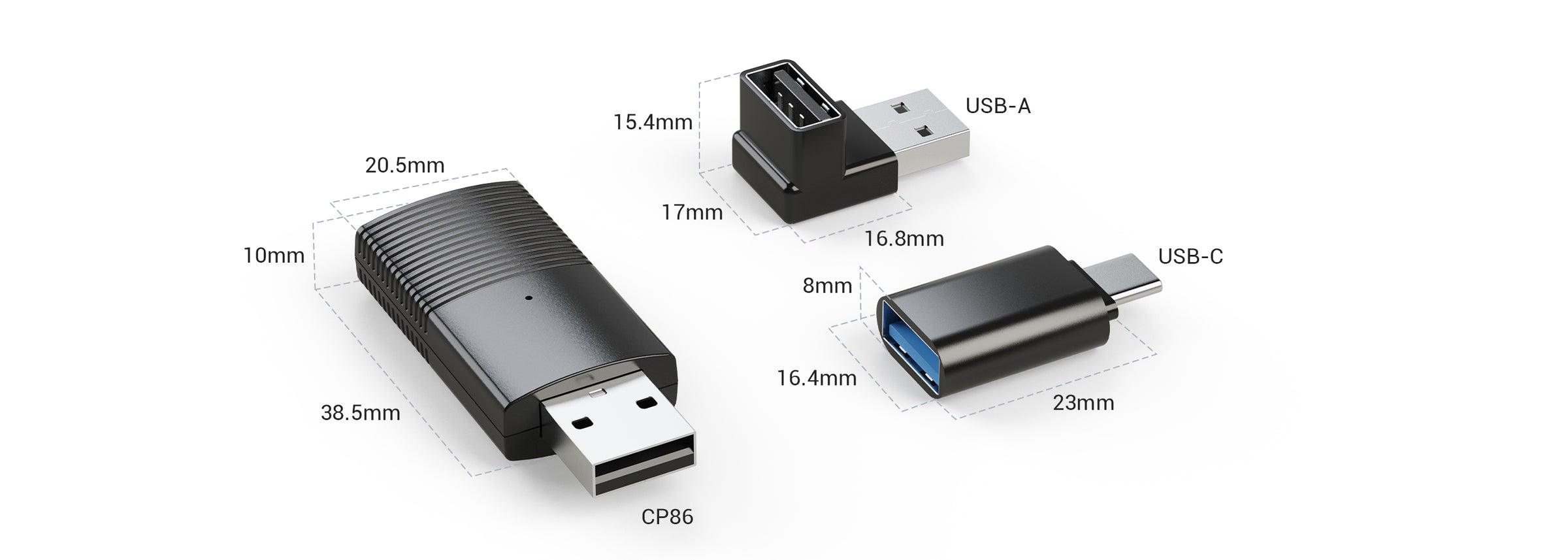 Minix CP86 CarPlay Dongle - Wireless USB-C/A, Auto-Connect