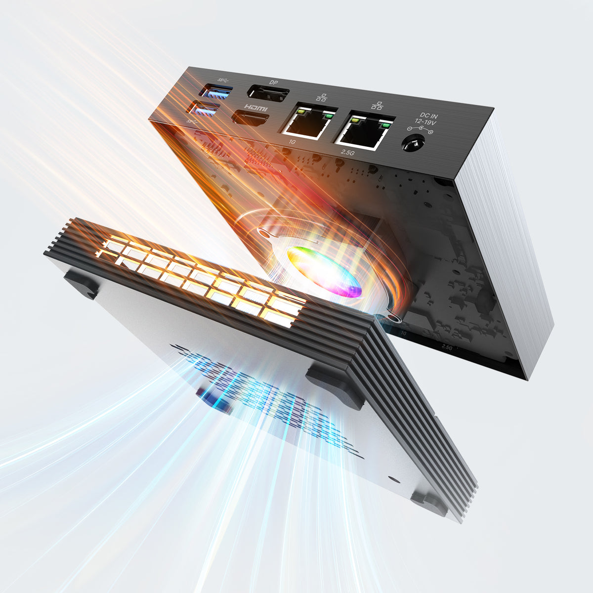 Minix Z100-AERO Mini PC - Intel N100, Win11 Pro, Triple Display