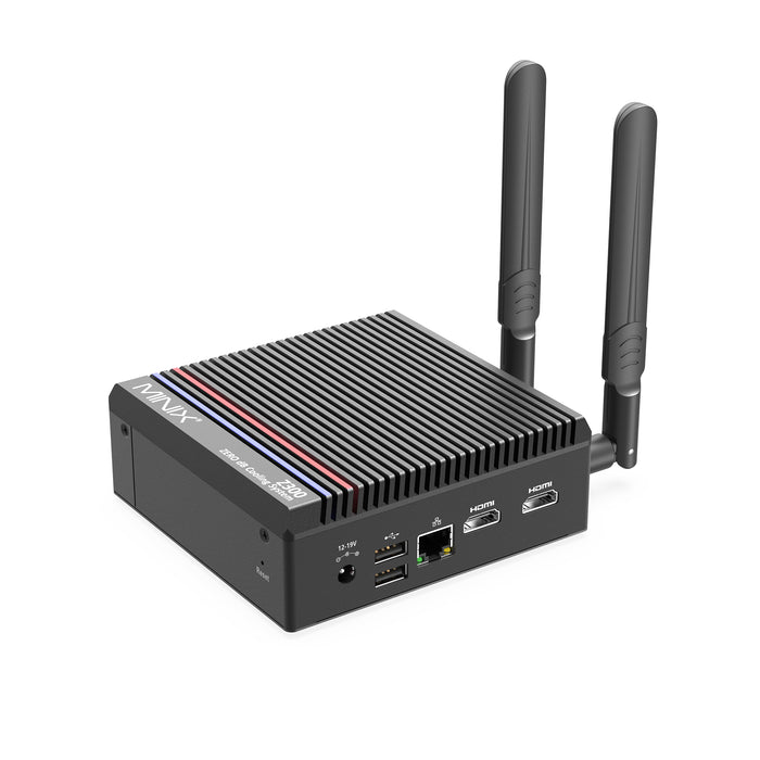 Minix Z300-0dB Fanless Mini PC - Intel N300, 4K Dual Display