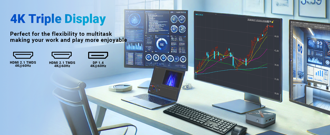 Minix NEO Z97 Mini PC - Intel N97, 12GB RAM, Triple 4K