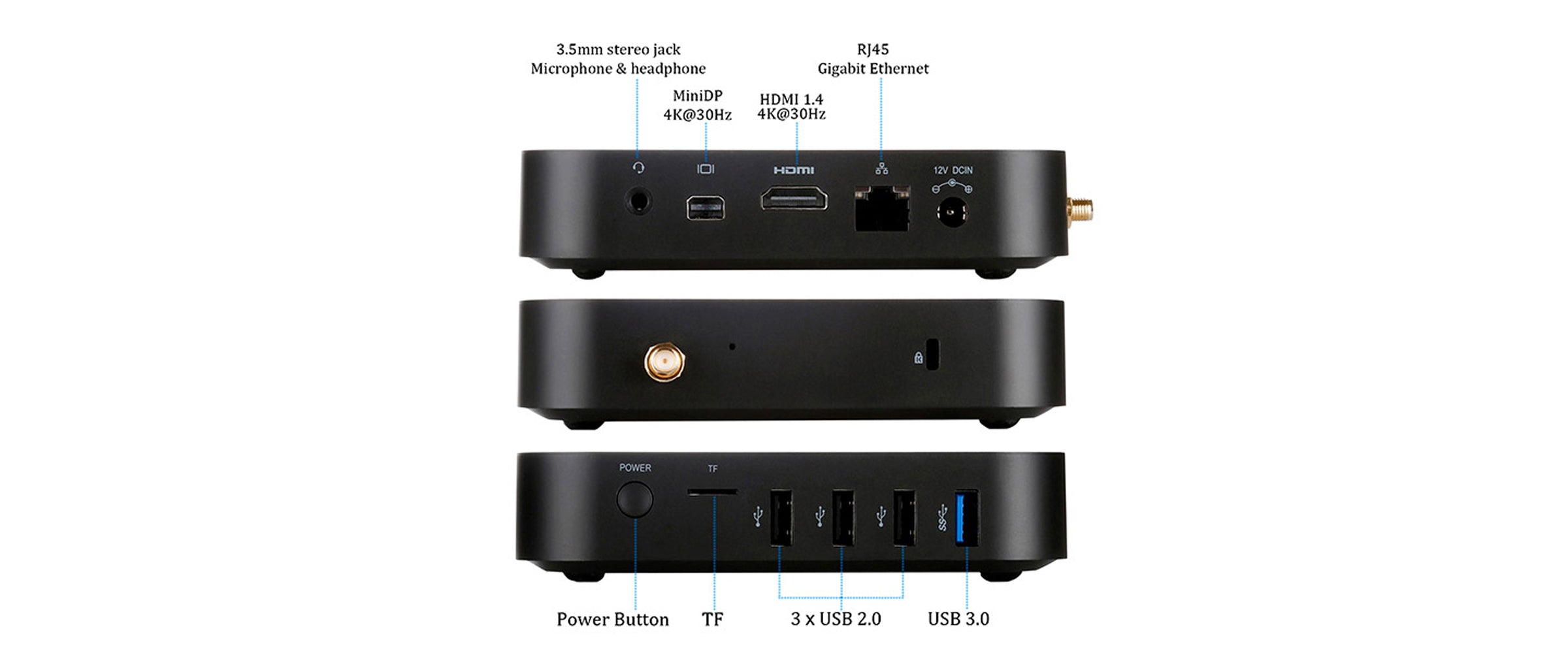 Minix NEO Z83-4 MAX Mini PC - Win10 Pro, 4GB/128GB