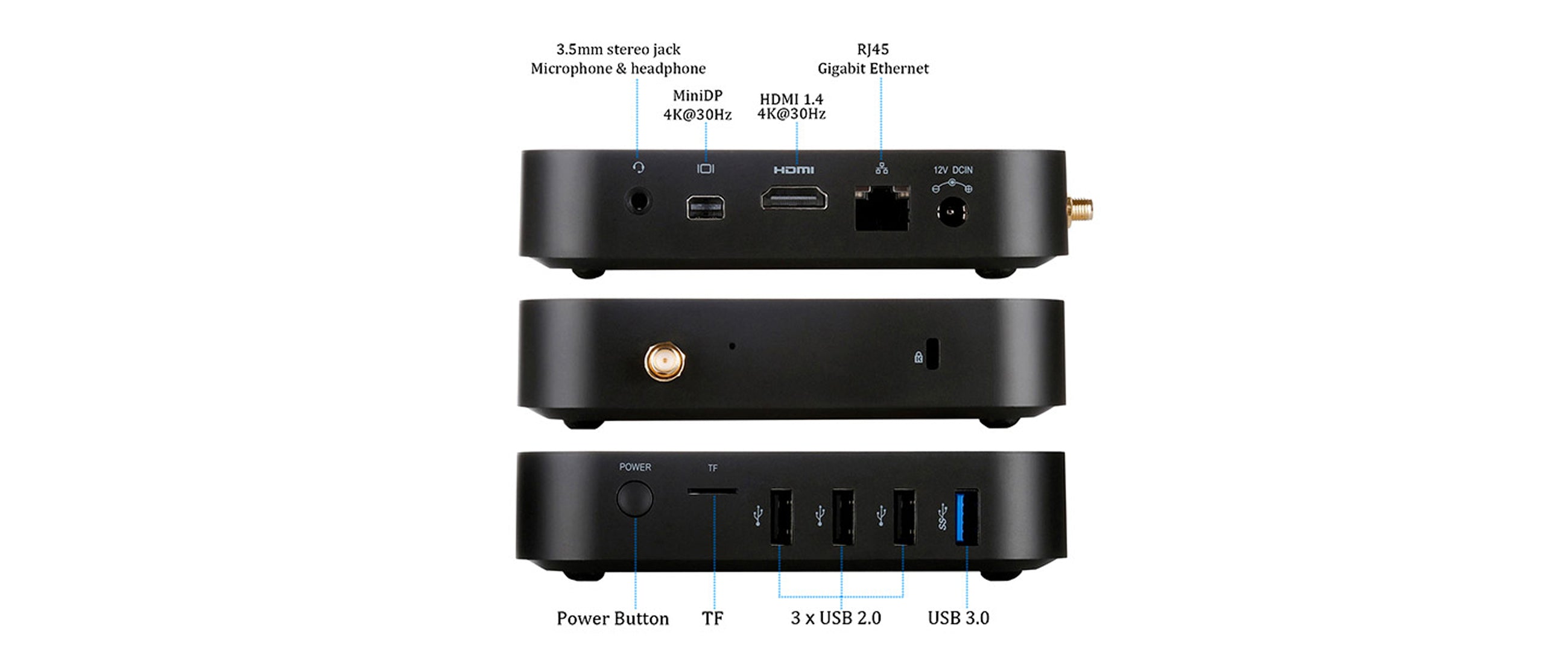 Minix NEO Z83-4 MAX Mini PC - Win10 Pro, 4GB/128GB