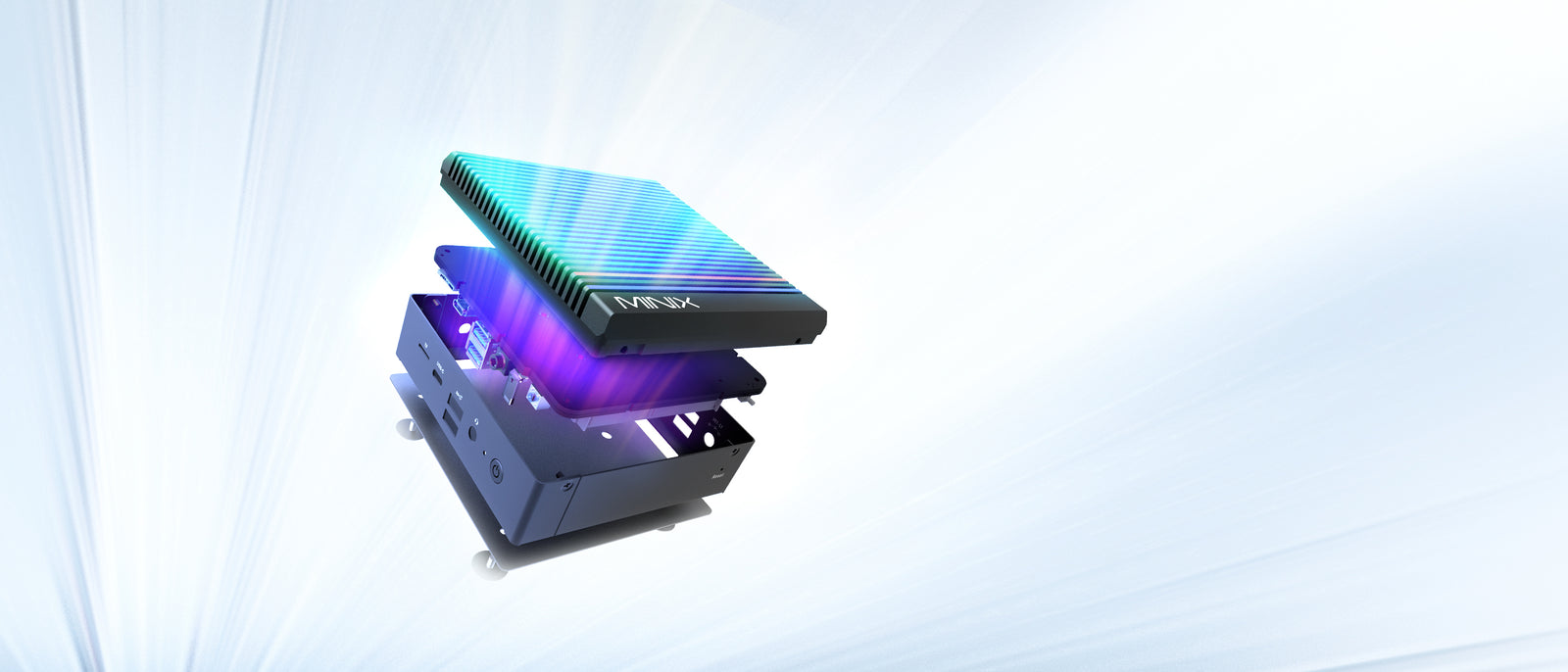 Minix Z100-0dB Fanless Mini PC - Intel N100, Win11 Pro